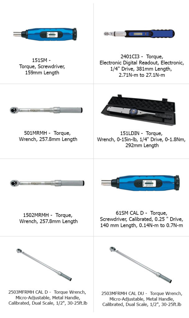 Torque Drivers & Wrenches - newtools